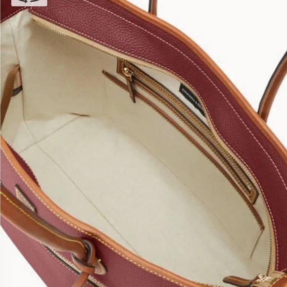Dooney & Bourke | Bags | Dooney Bourke Large Tote Wine | Poshmark